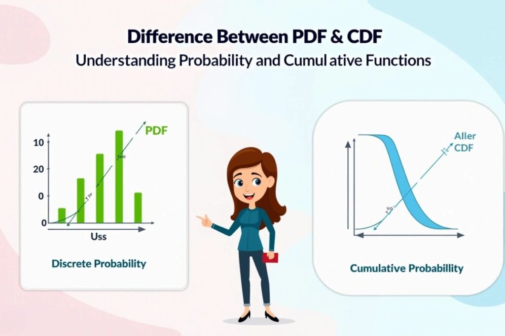 CDF vs PDF: Key Differences in Simple Terms